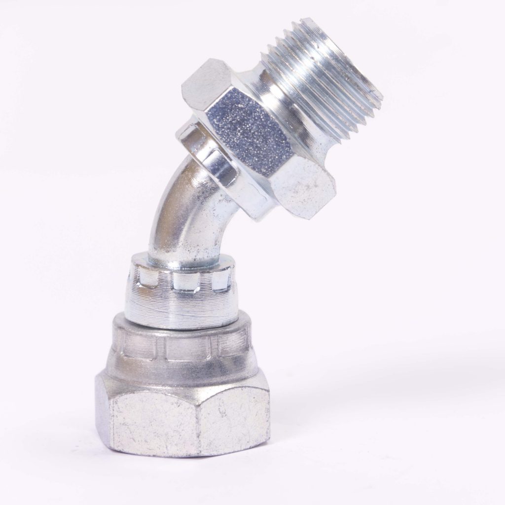 BSP Male x Female 45° Swept Adaptor – Apex Fluid Power Ltd.