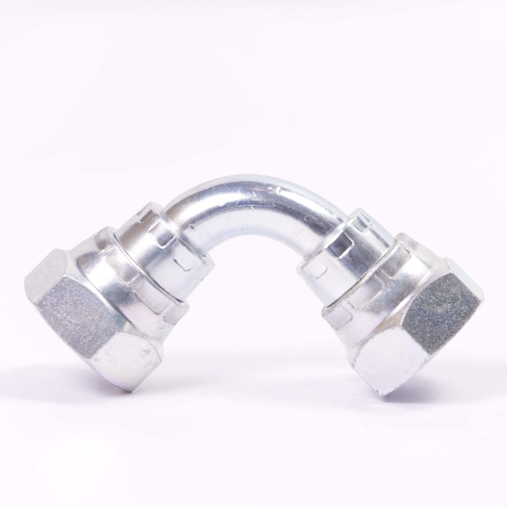 BSP Female x Female 90° Swept Adaptor – Apex Fluid Power Ltd.